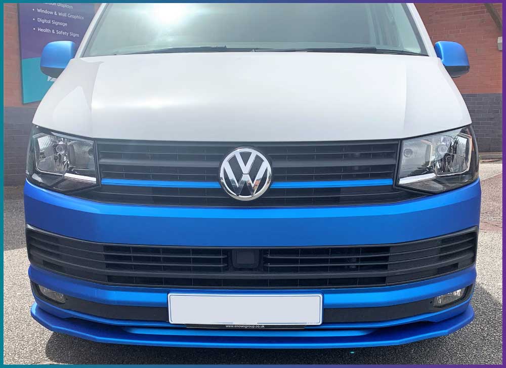 Think colour change - half wrap or full colour?