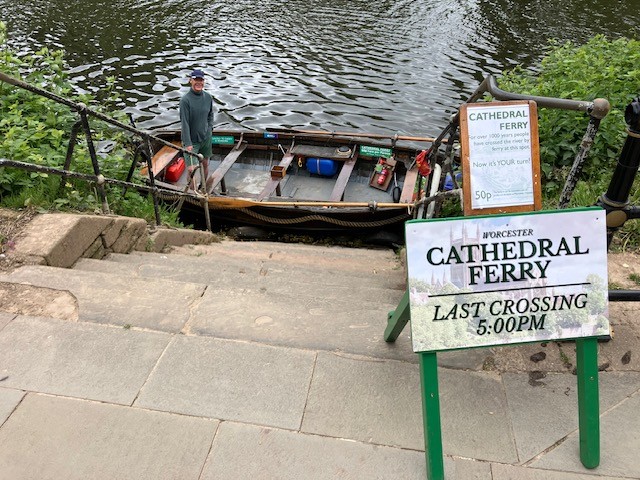 Worcester Cathedral Ferry Signage